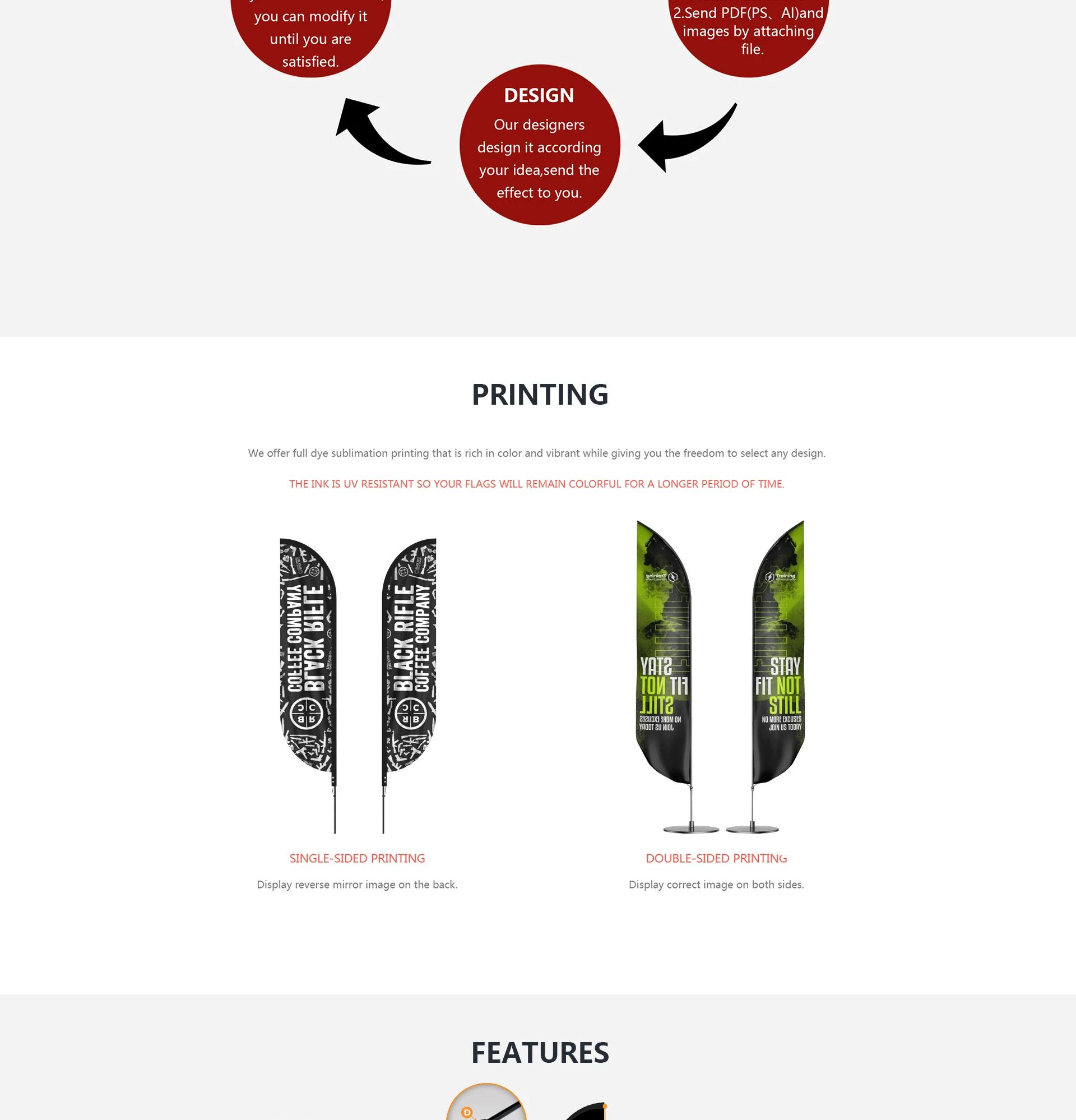 Feather Flags | Personalized Flags Banners Printing