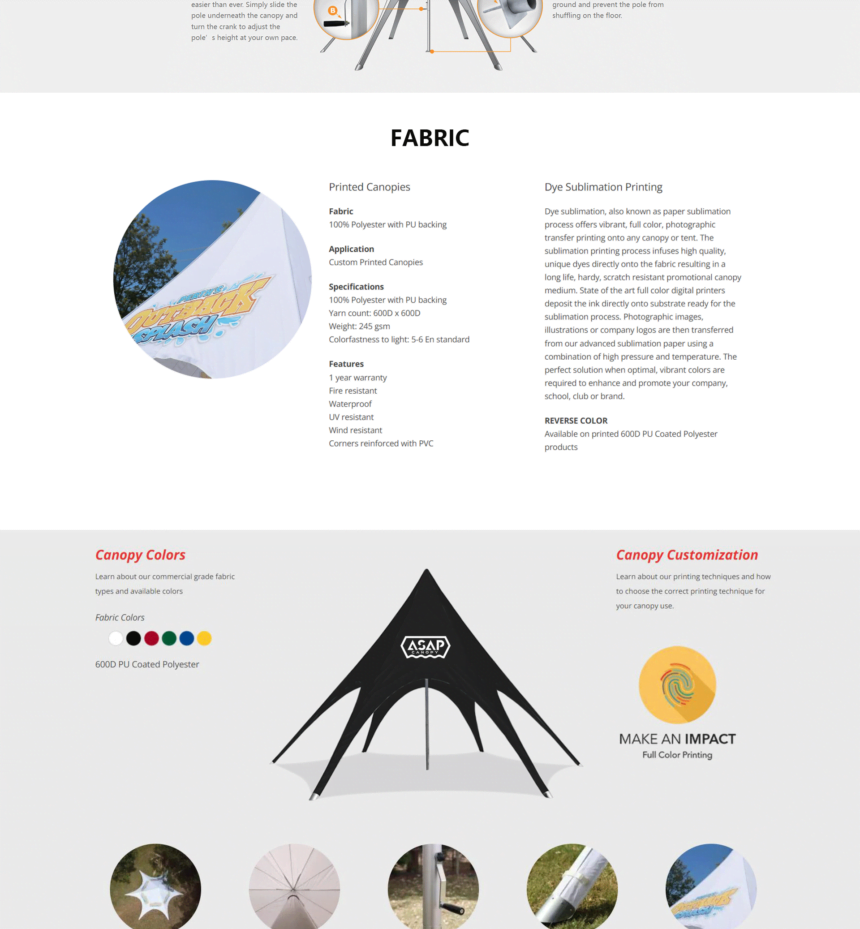 20ft Single Pole Star Tent | Star Tents