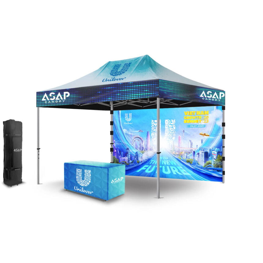 Custom Outdoor Tent：10x15ft Custom Printed Awnings