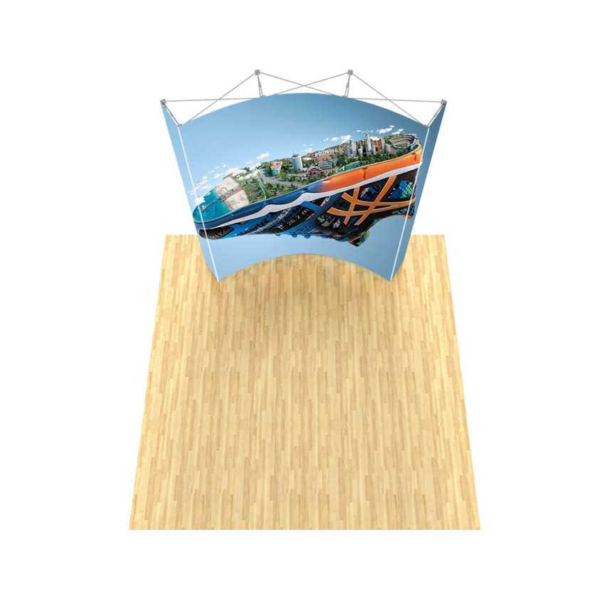 ASAP 89FT Curved Backlit Pop Up Displays
