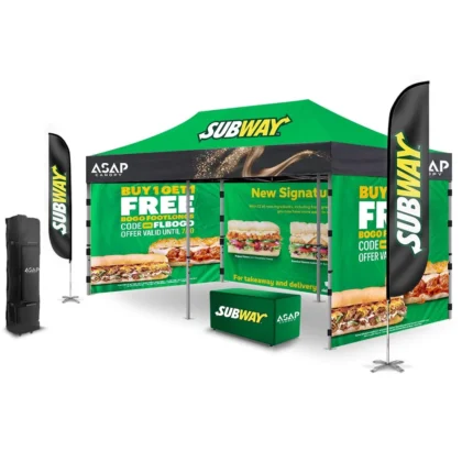 Custom Pop Up Canopy Tent With Your Logo Graphics | ASAP