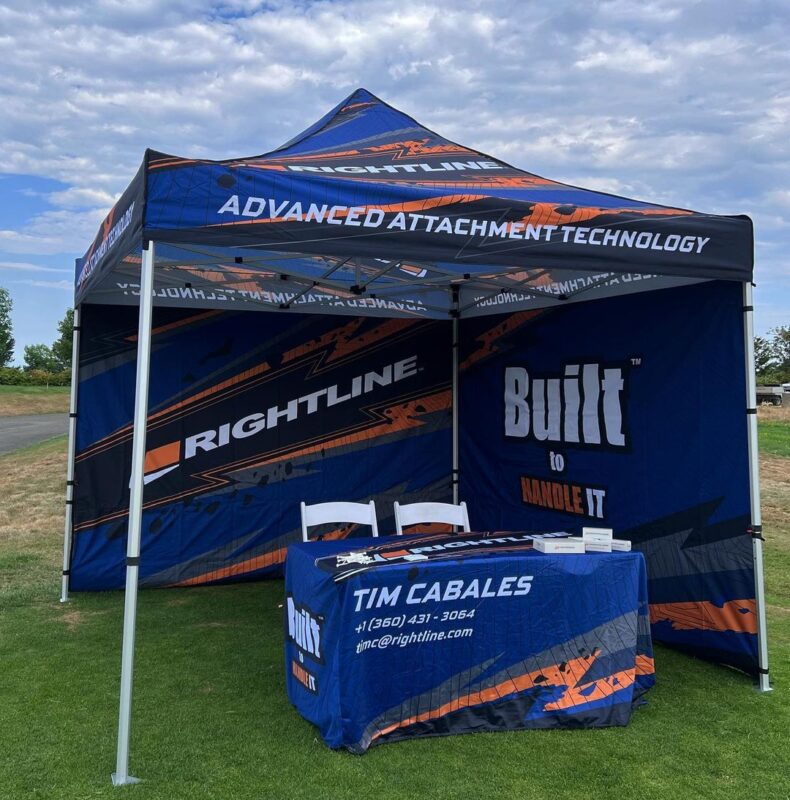 Tent With Your Logo Graphics Production Process: